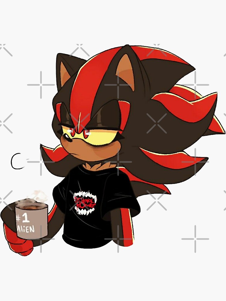 "Small Gifts Shadow The Hedgehog Idol Gift Fot You" Sticker for Sale by ...