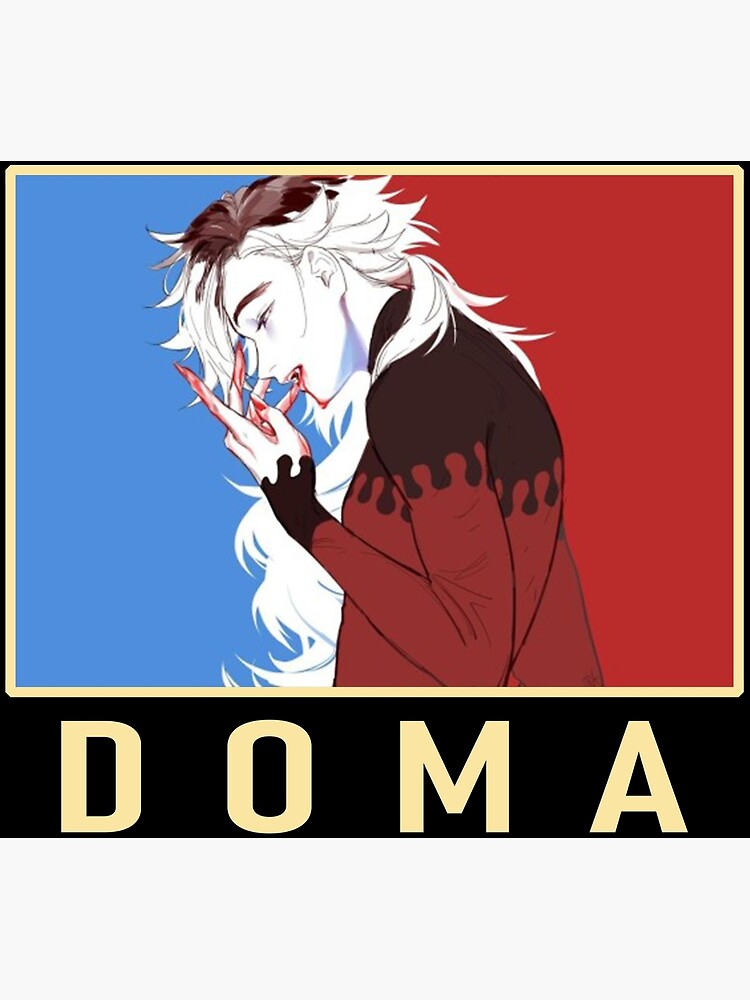 " DOMA (DEMON SLAYER)" Poster for Sale by kinsonbenjamin | Redbubble