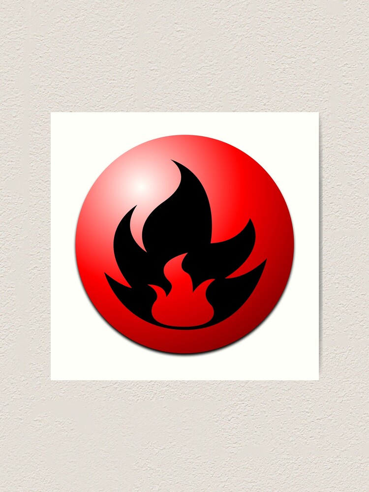 "Fire Energy" Art Print for Sale by HeavenlySpoon | Redbubble