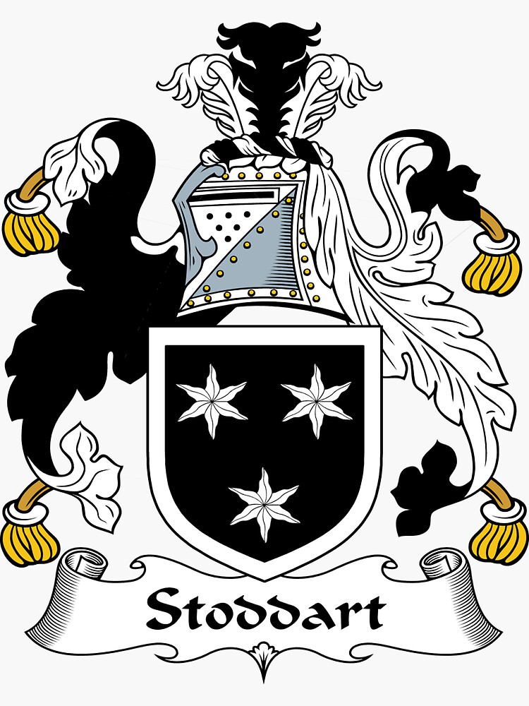 "Stoddart" Sticker for Sale by HaroldHeraldry | Redbubble