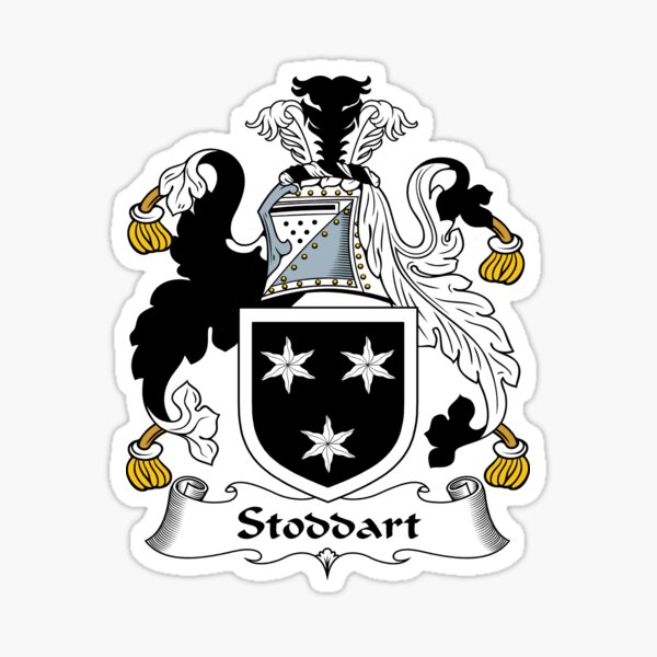 "Stoddart" Sticker for Sale by HaroldHeraldry | Redbubble