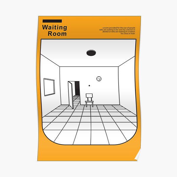 "Waiting Room" Poster for Sale by bagassputera | Redbubble