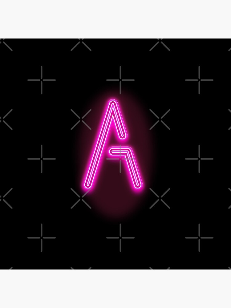 "Neon A Letter" Poster for Sale by Enchant-Elsie | Redbubble