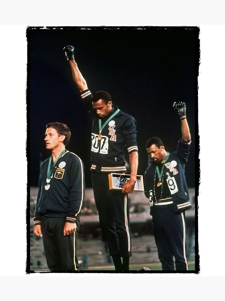 Impression sur toile « 1968 Olympics Salute for Human rights », par ...