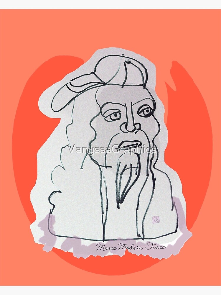 "Moses Modern Times (drawing by ACCI)" Poster for Sale by ...
