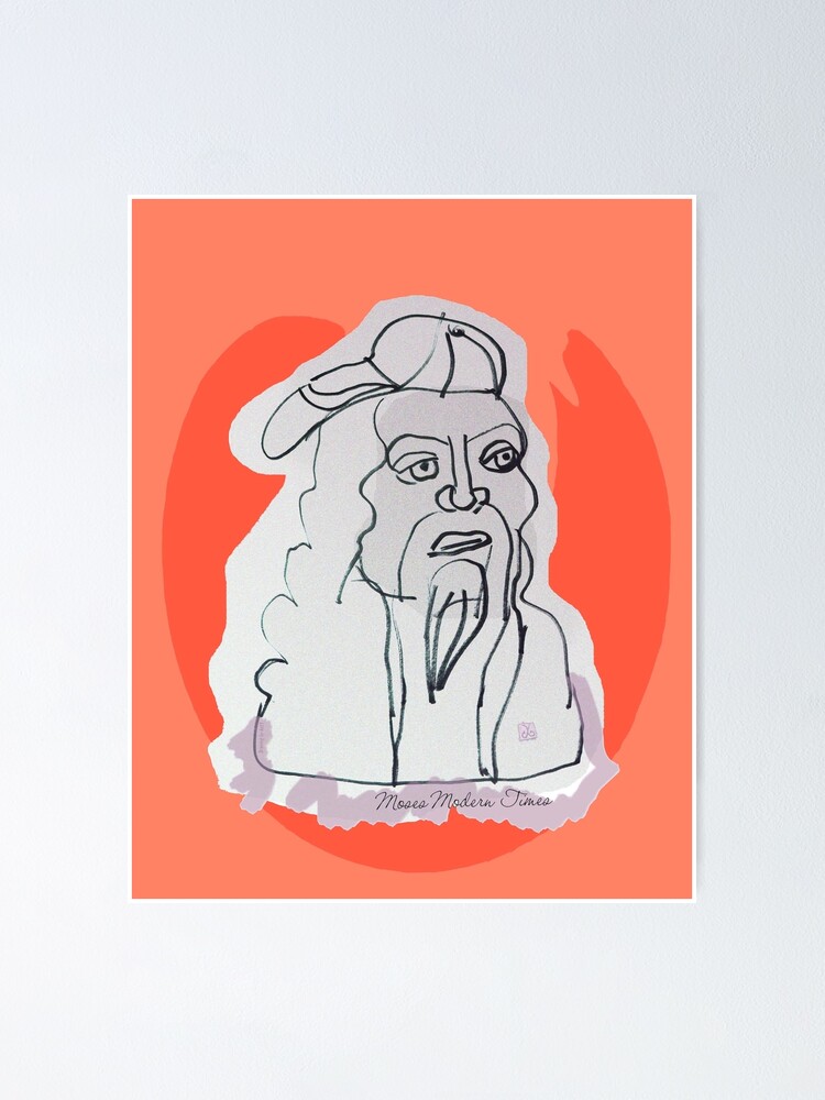 "Moses Modern Times (drawing by ACCI)" Poster for Sale by ...