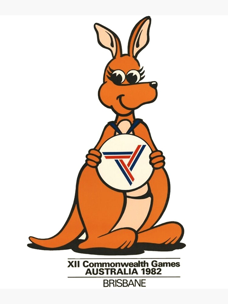 "Brisbane 1982 Commonwealth Games Logo " Photographic Print for Sale by ...