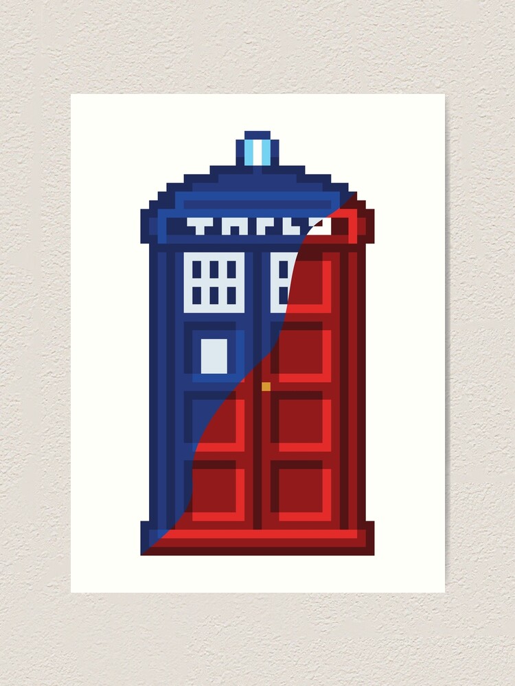 "Pixel art english phone booth" Art Print for Sale by FalconForAll ...