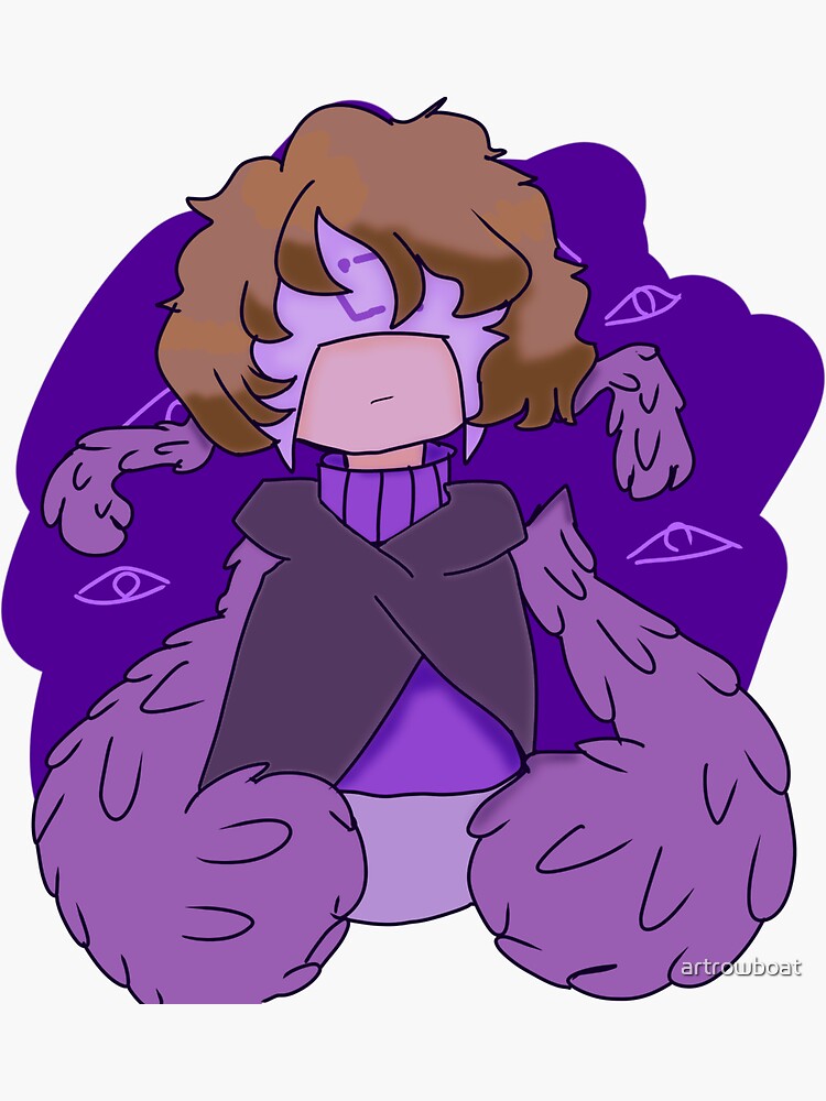 "watcher grian " Sticker for Sale by artrowboat | Redbubble