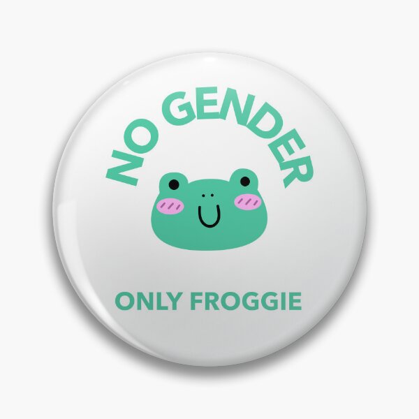 "No gender only froggie, Willow Days" Pin for Sale by Willow Days ...