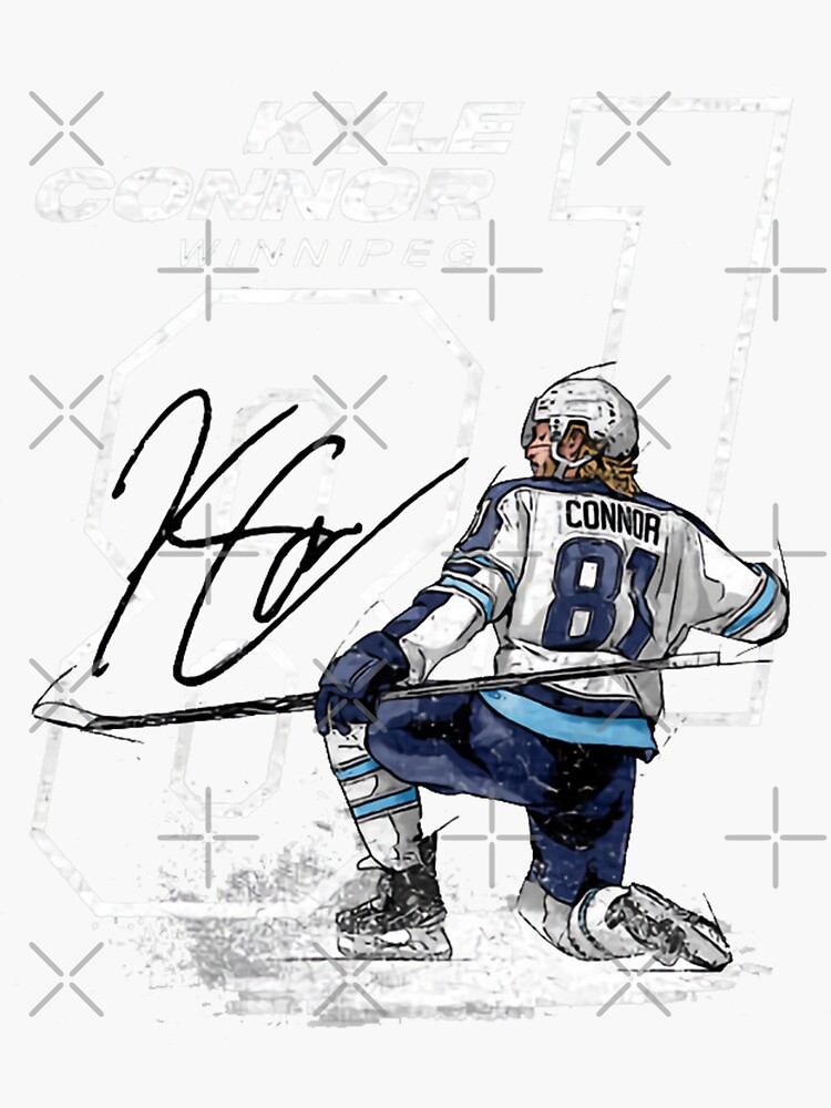 "Kyle Connor Offset" Sticker for Sale by wardwilliam90 | Redbubble