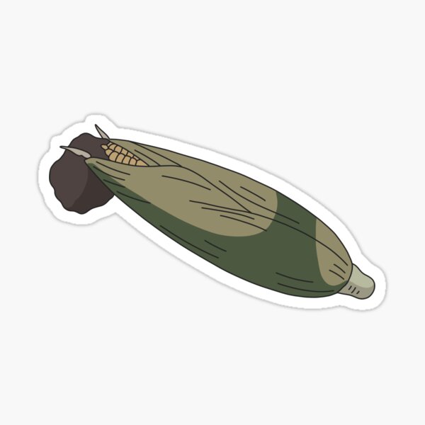 "Anime Corn" Sticker for Sale by Papaink | Redbubble