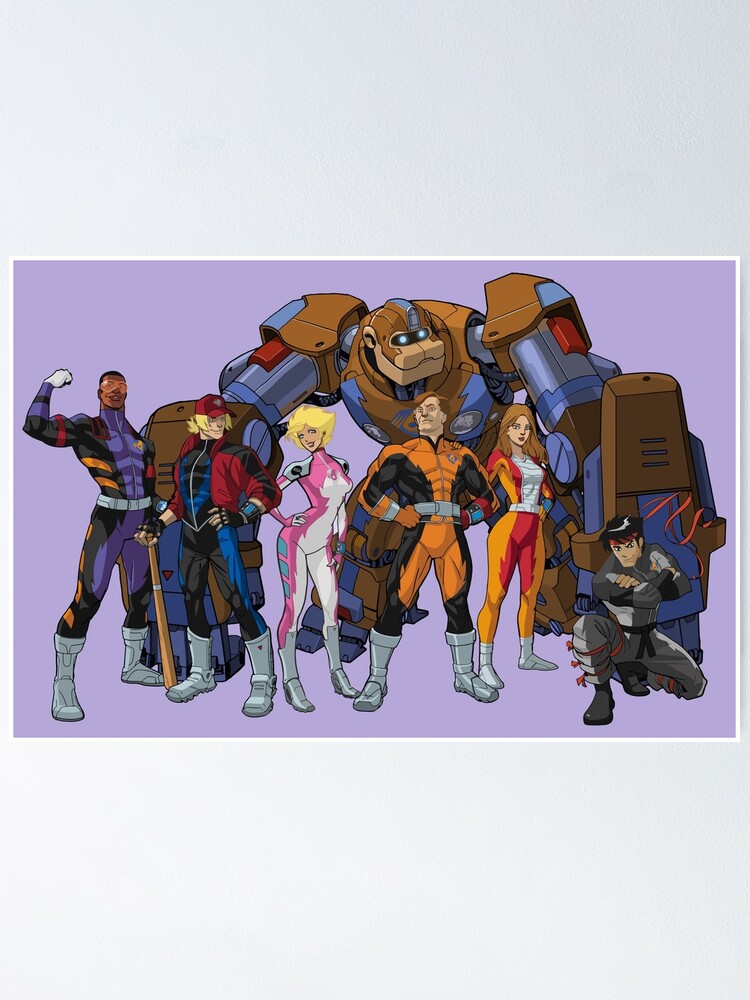 "Bionic Six Group" Poster for Sale by RetroCentre | Redbubble