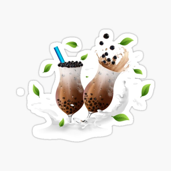 "Bubble milk tea Special design." Sticker for Sale by HakanKACAR2014 ...