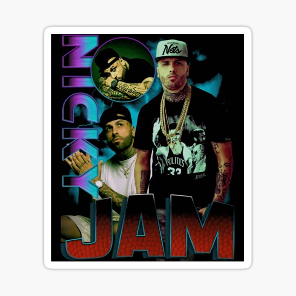 "FanJam Nicky Vintage Style" Sticker for Sale by DeborahStenning | Redbubble