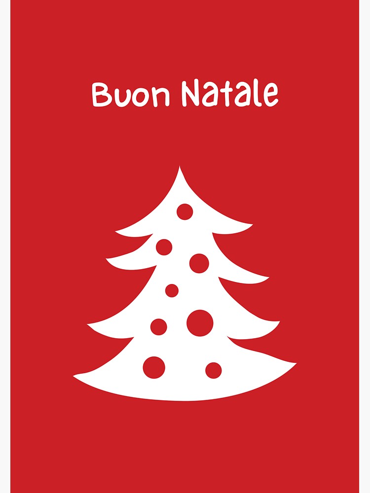 "Buon Natale, happy Christmas in Italian, Biglietto Natale, Christmas ...