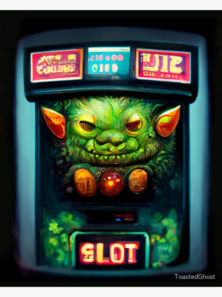 "Slot Goblin" Sticker for Sale by ToastedGhost | Redbubble
