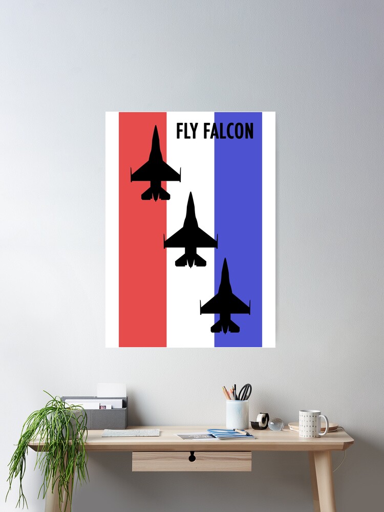 "Fly Falcon" Poster for Sale by artitude247 | Redbubble