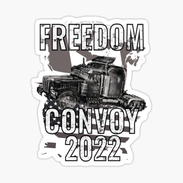 "Flag Canada USA Flag Vintage Distressed Truck Freedom Convoy 2022 ...