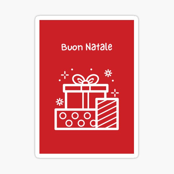 "Buon Natale, happy Christmas in Italian, Biglietto Natale, Christmas ...