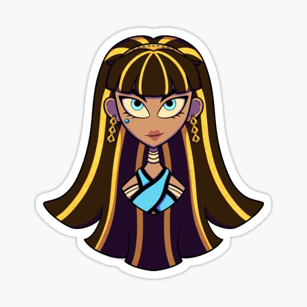 "Cleo De Nile" Sticker for Sale by Tanzanite-Draws | Redbubble