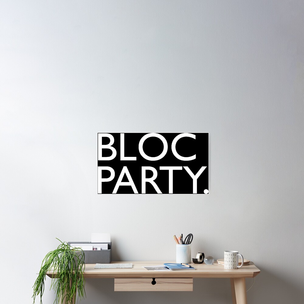 "Bloc Party Logo" Poster for Sale by ogisiJe | Redbubble
