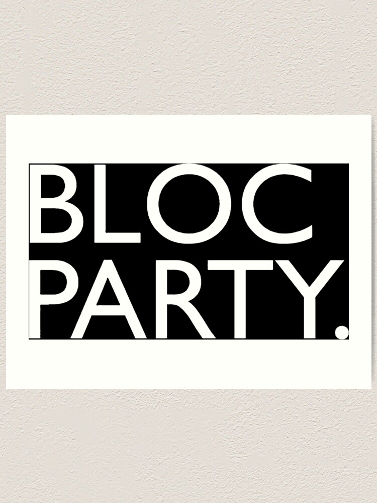 "Bloc Party Logo" Art Print for Sale by ogisiJe | Redbubble