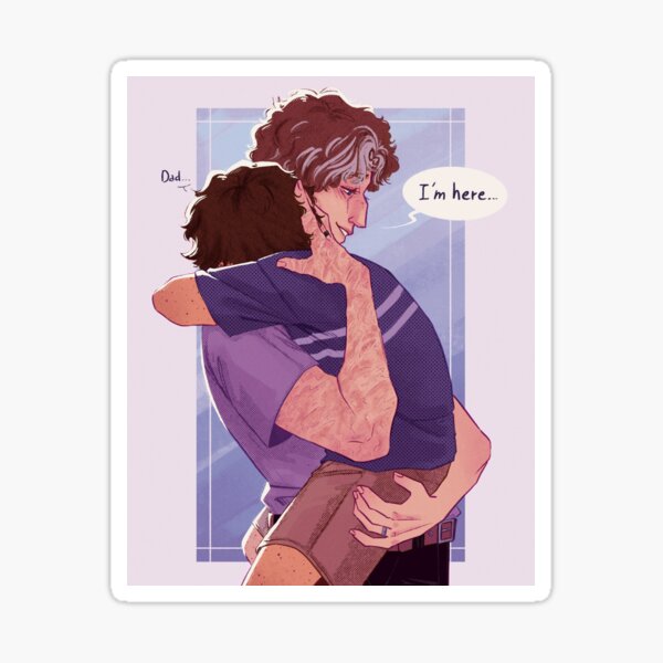 "Rebuild AU Michael and Gregory" Sticker for Sale by leakyheart | Redbubble