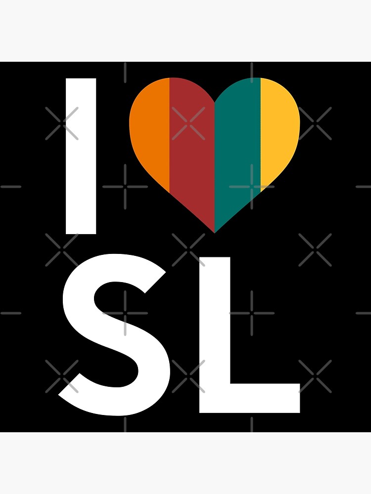 "I Love SL, I Love Sri Lanka" Poster for Sale by monoto | Redbubble