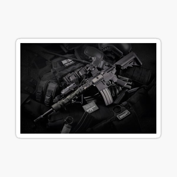 "Gun M416" Sticker for Sale by Alexs-storee | Redbubble
