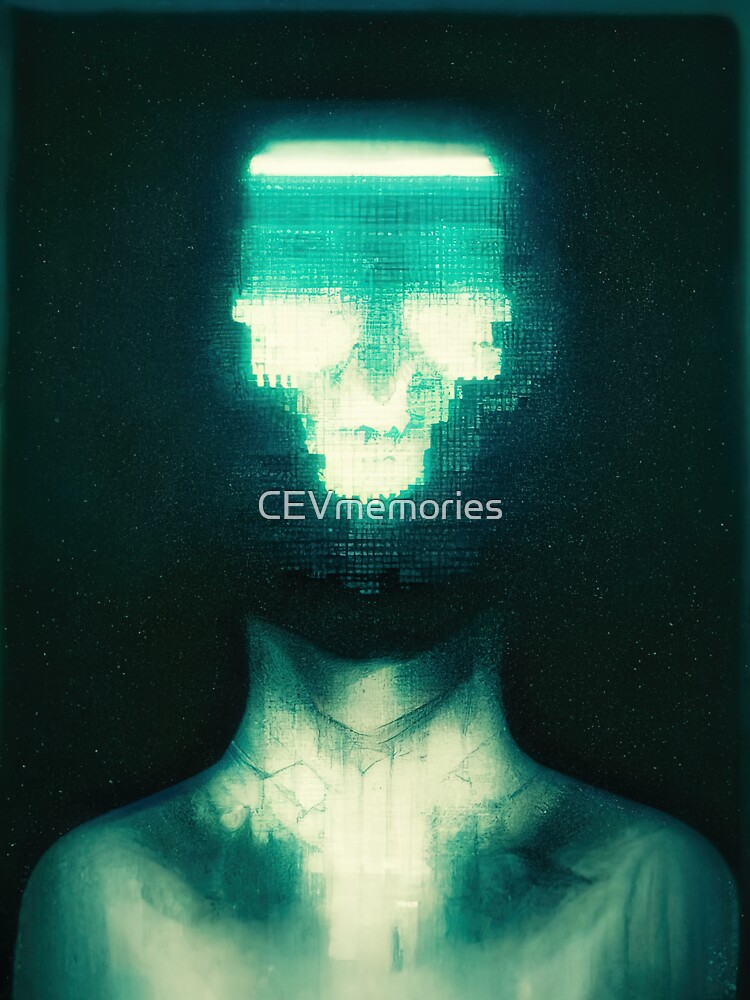 "ASCII art death 4" Sticker for Sale by CEVmemories | Redbubble