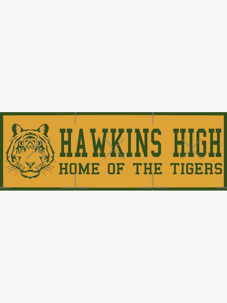 "Hawkins High Bumper Sticker" Sticker for Sale by Ari M | Redbubble