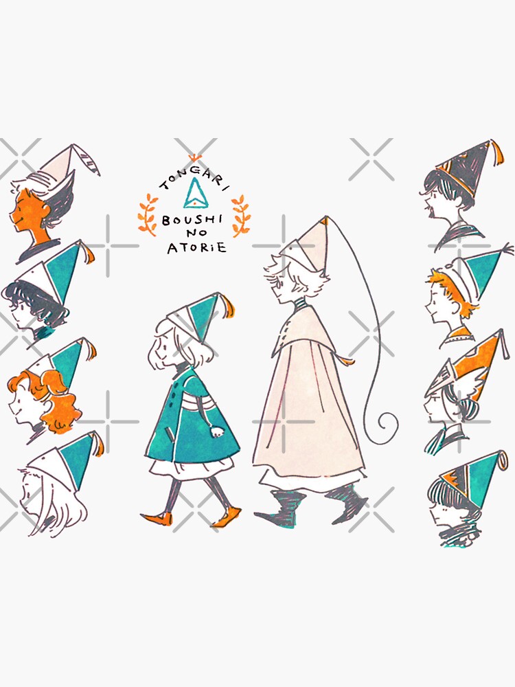 " Tongari boushi no atelier - witch hat atelier" Sticker for Sale by ...