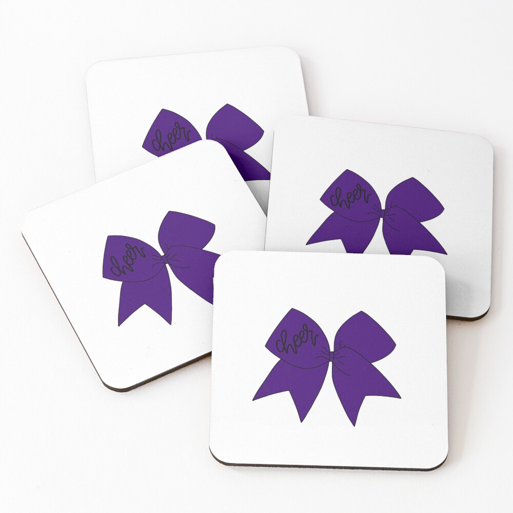 "Cheer Bow (Purple)" Sticker for Sale by crystalcreative | Redbubble