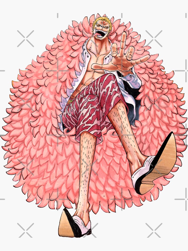 "Doflamingo" Sticker for Sale by Alisaad11 | Redbubble