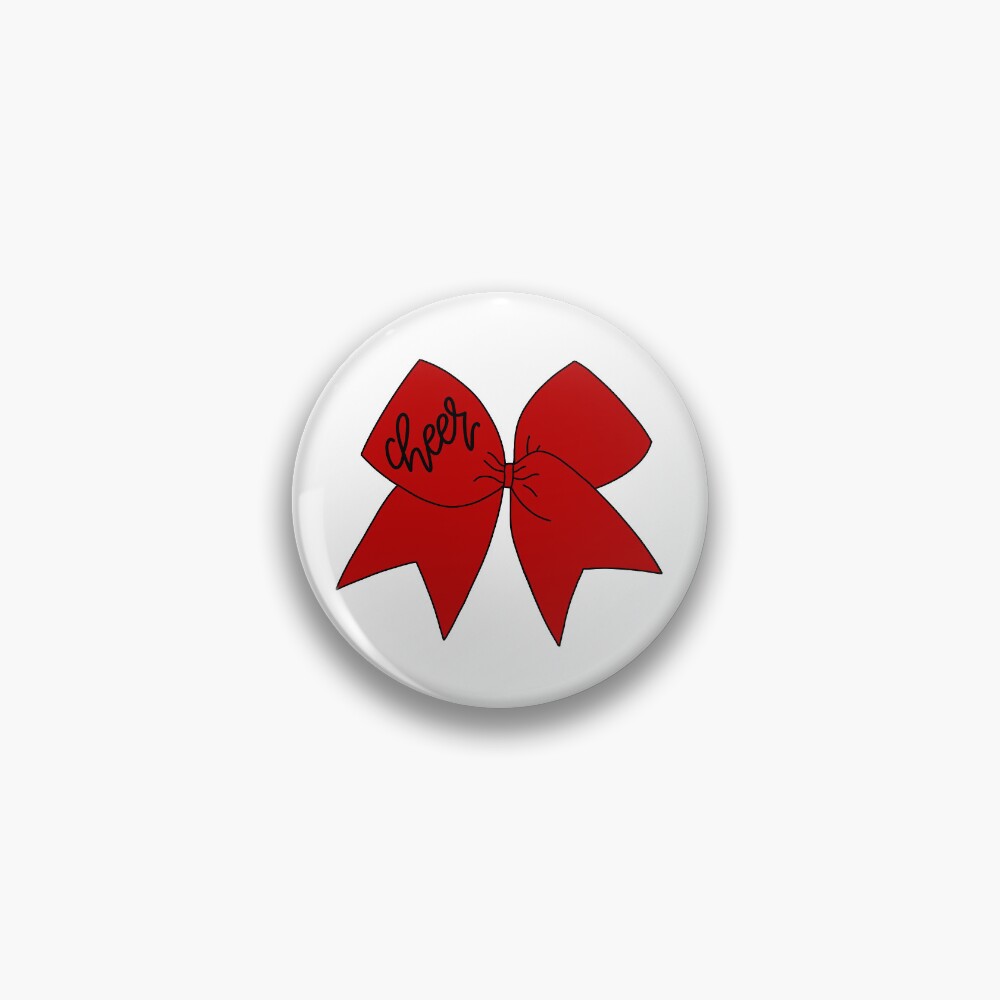 "Cheer Bow (Red)" Sticker for Sale by crystalcreative | Redbubble