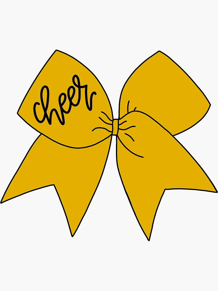 Gold Cheer Bow Clipart Gaucho Cheer Bow With 4 Colors Instead Of 3.