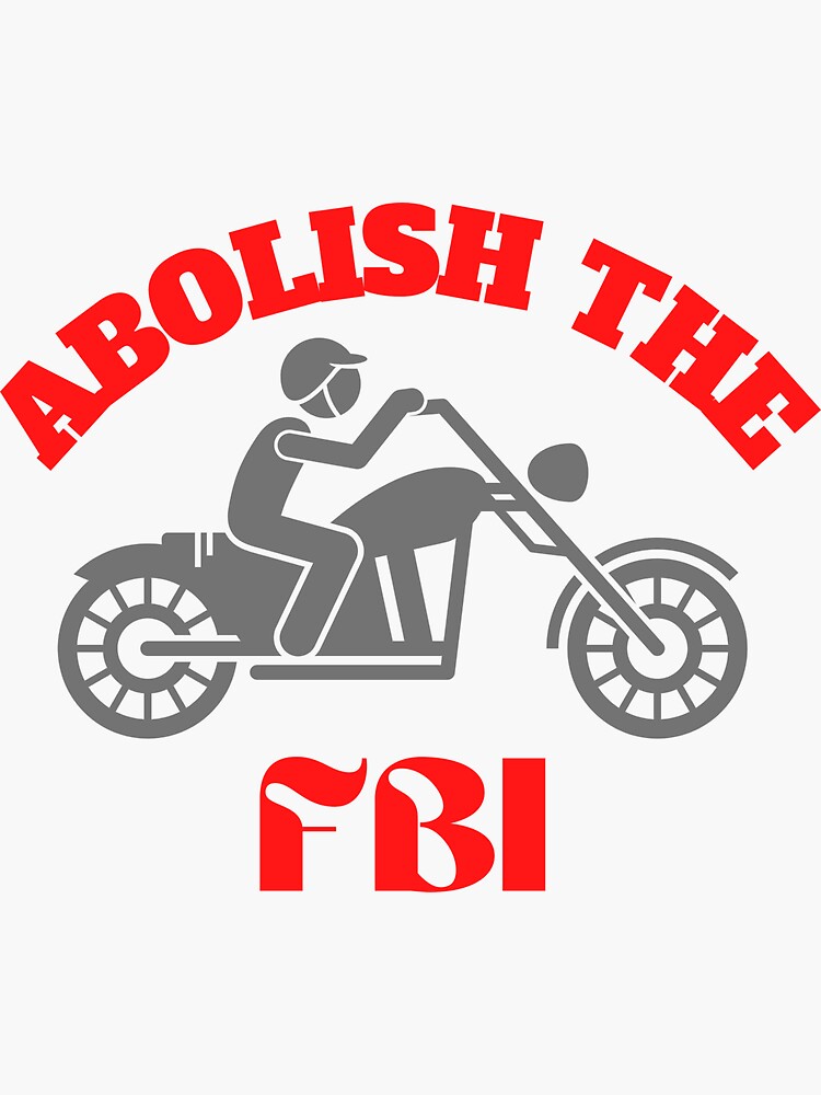 "Abolish the FBI - Its a power of FBI" Sticker for Sale by GURUMAD ...