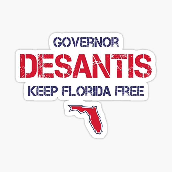 Pegatina «Ron Desantis Gobernador Elecciones de 2024 Make America ...