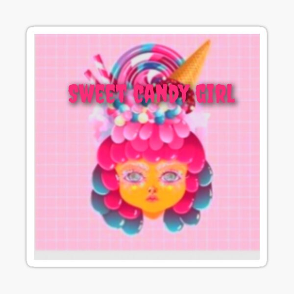 "Sweet candy girl " Sticker for Sale by Spotlight3 | Redbubble