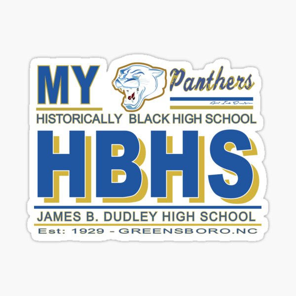 "James B.Dudley High School HBHS Est: 1929" Sticker for Sale by ...
