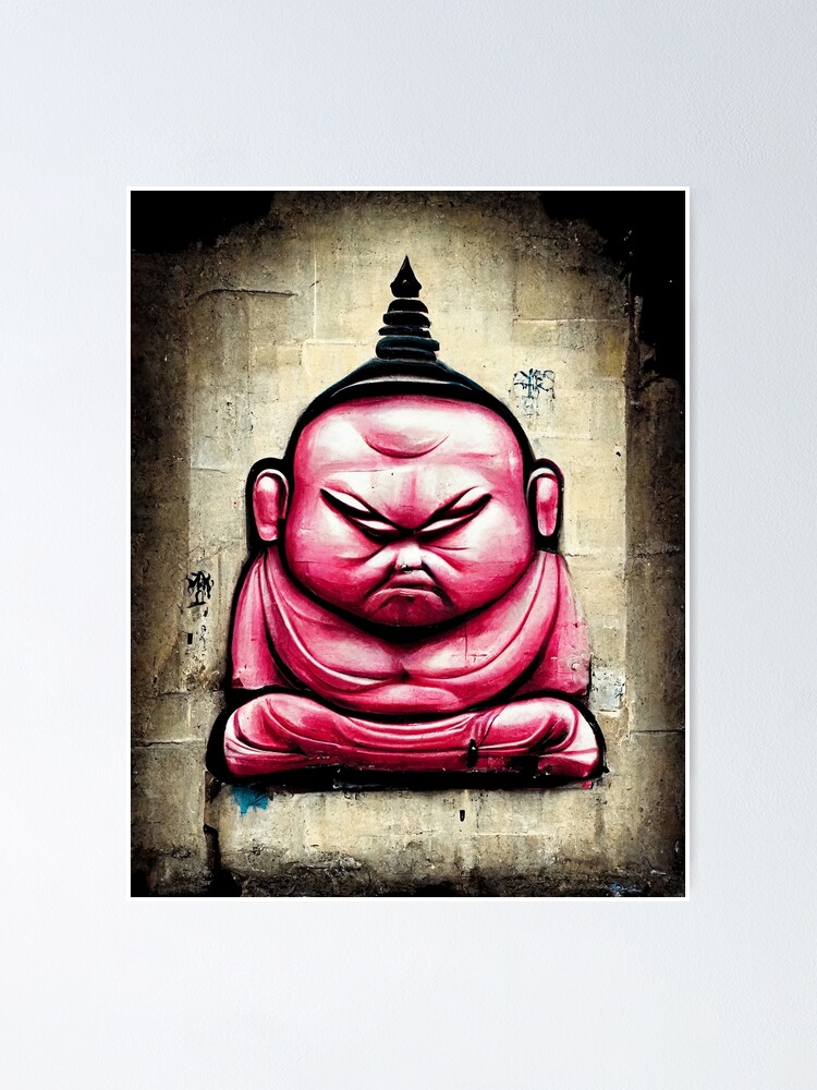 "Angry Buddha #7" Poster for Sale by Quainphoto | Redbubble