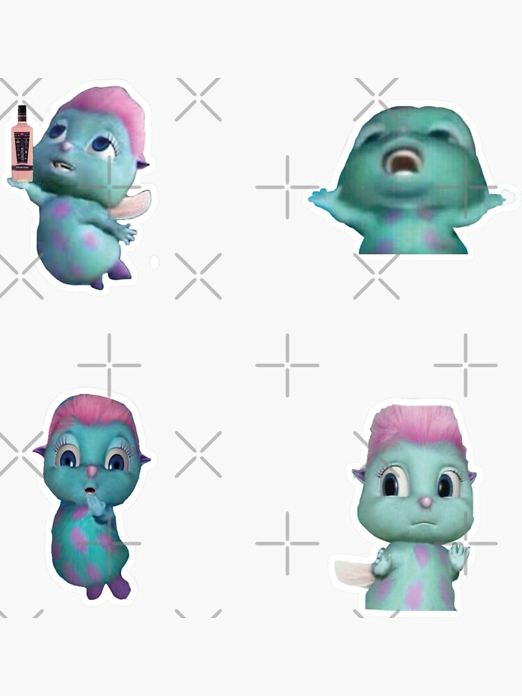 "bibble barbie from fairytopia movie funny cartoon film meme" Sticker ...