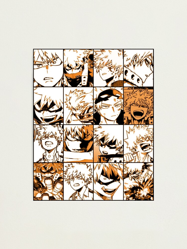 "Bakugo Katsuki collage" Photographic Print for Sale by Angellinx3 ...