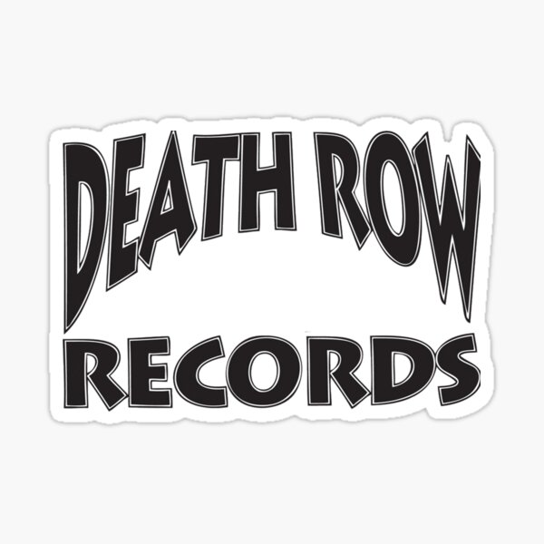 "death row records" Sticker for Sale by modernitymerch | Redbubble