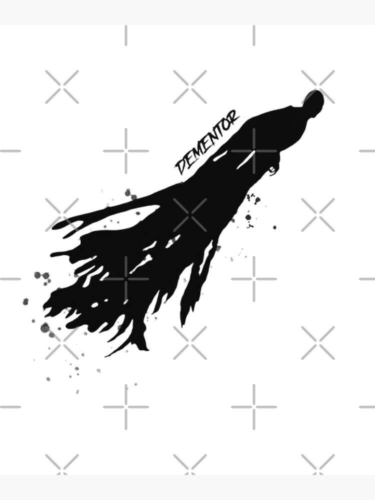 "Floating Dementor Wizard Silhouette" Poster for Sale by ...