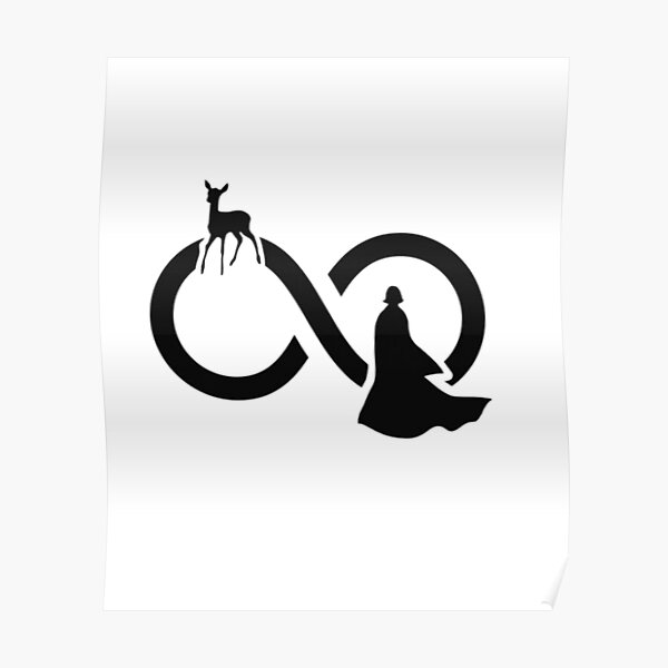 "Infinity Symbol Wizard Silhouette" Poster for Sale by SilhouettesShop ...