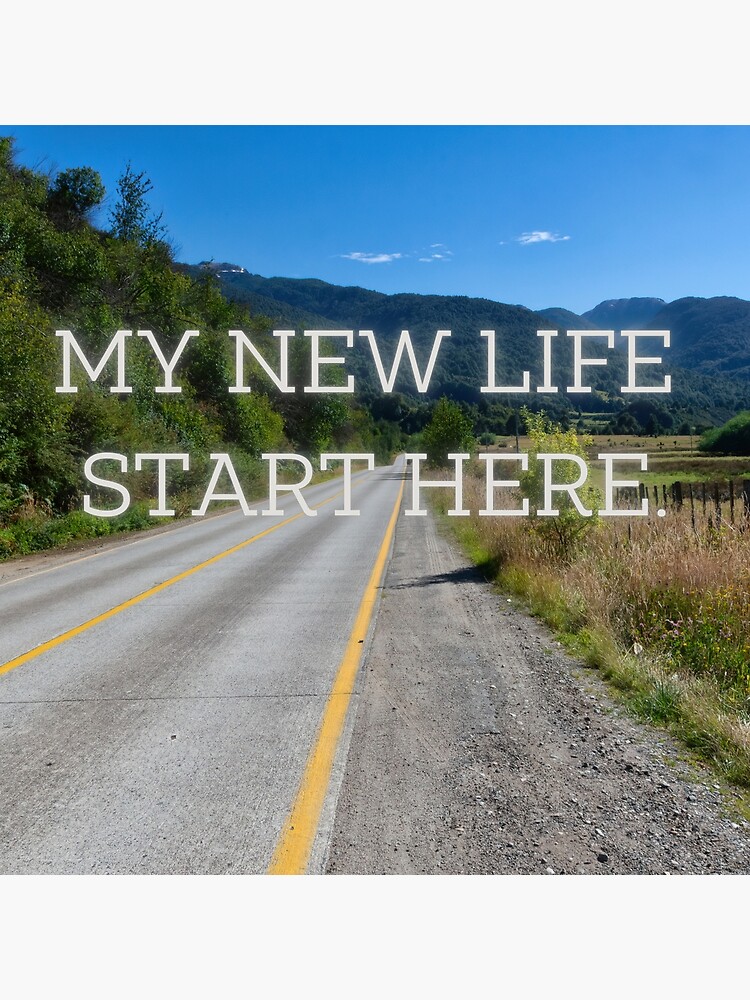 "new life" Poster for Sale by BEAUTYOU | Redbubble