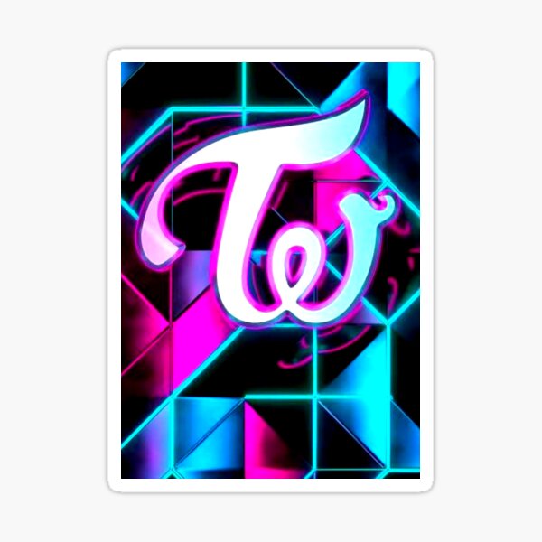 " twice logo colored" Sticker for Sale by JOAK-POP | Redbubble