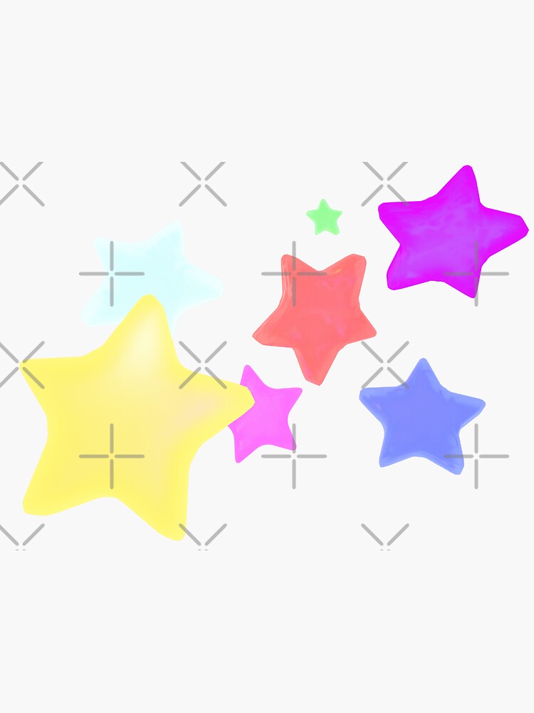 "Collection Of Shining Stars" Sticker for Sale by BrightScale | Redbubble